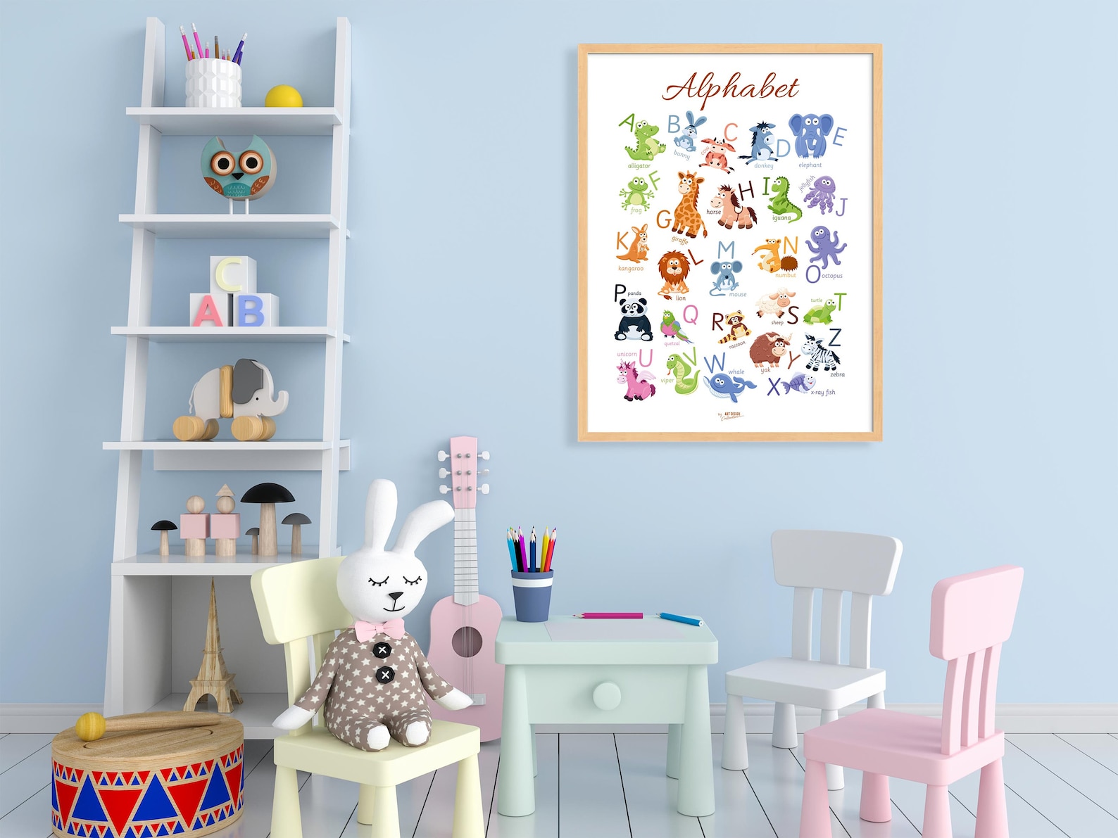 ANIMAL ALPHABET POSTER Montessori Poster Montessori | Etsy