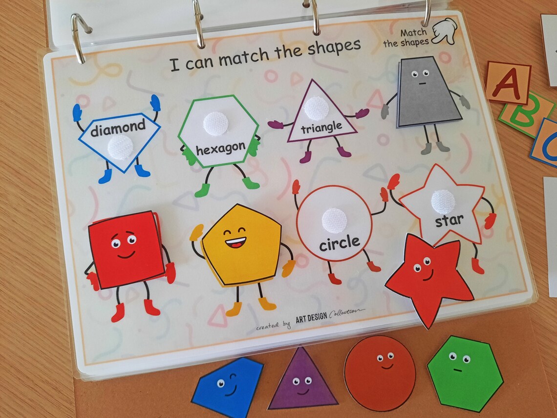 My First Busy Book Printable Preschool Activity Homeschool - Etsy