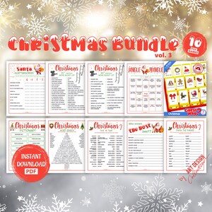 CHRISTMAS Game MEGA BUNDLE • Christmas Game Holiday Christmas Party ...