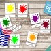 COLORS GREEK Edition 20 Greek and 20 English Editable Montessori Cards ...