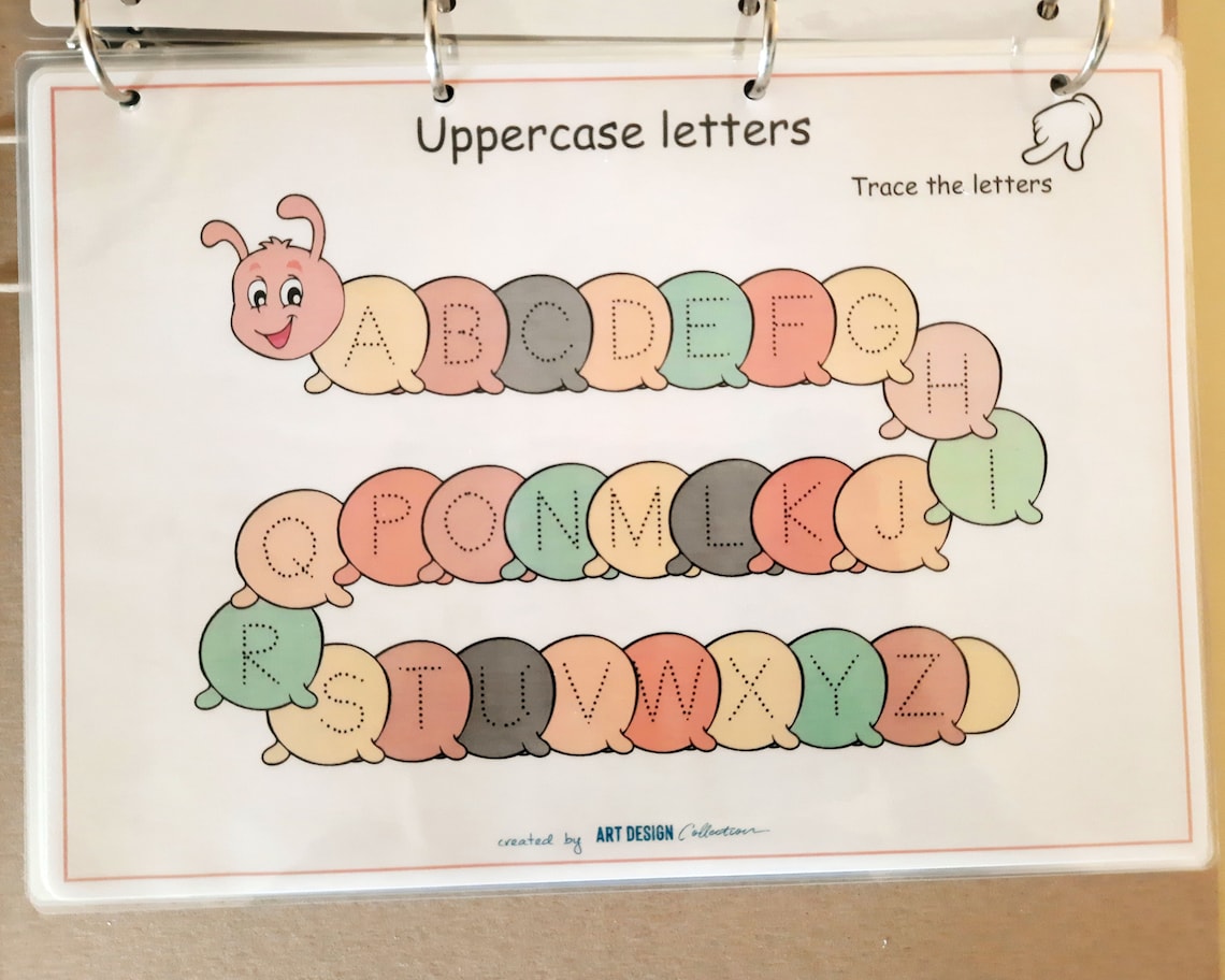 Alphabet Busy Book Printable Preschool Activity Homeschool - Etsy