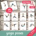 SUN SALUTATION Yoga Poses (part A, B, C) • 42 Editable Montessori Cards ...