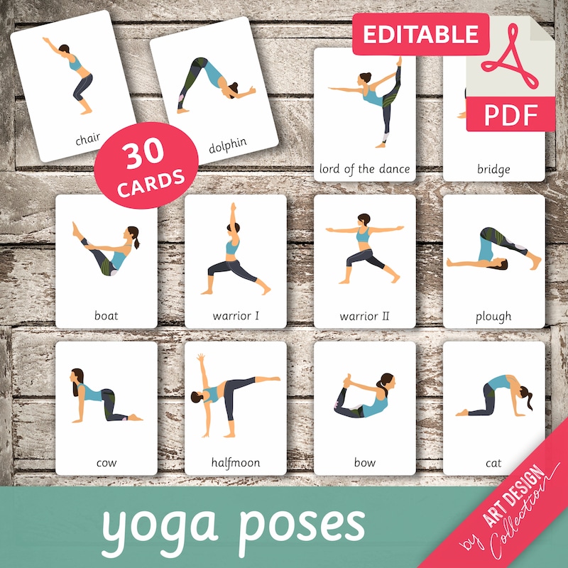 Yoga Poses - Etsy