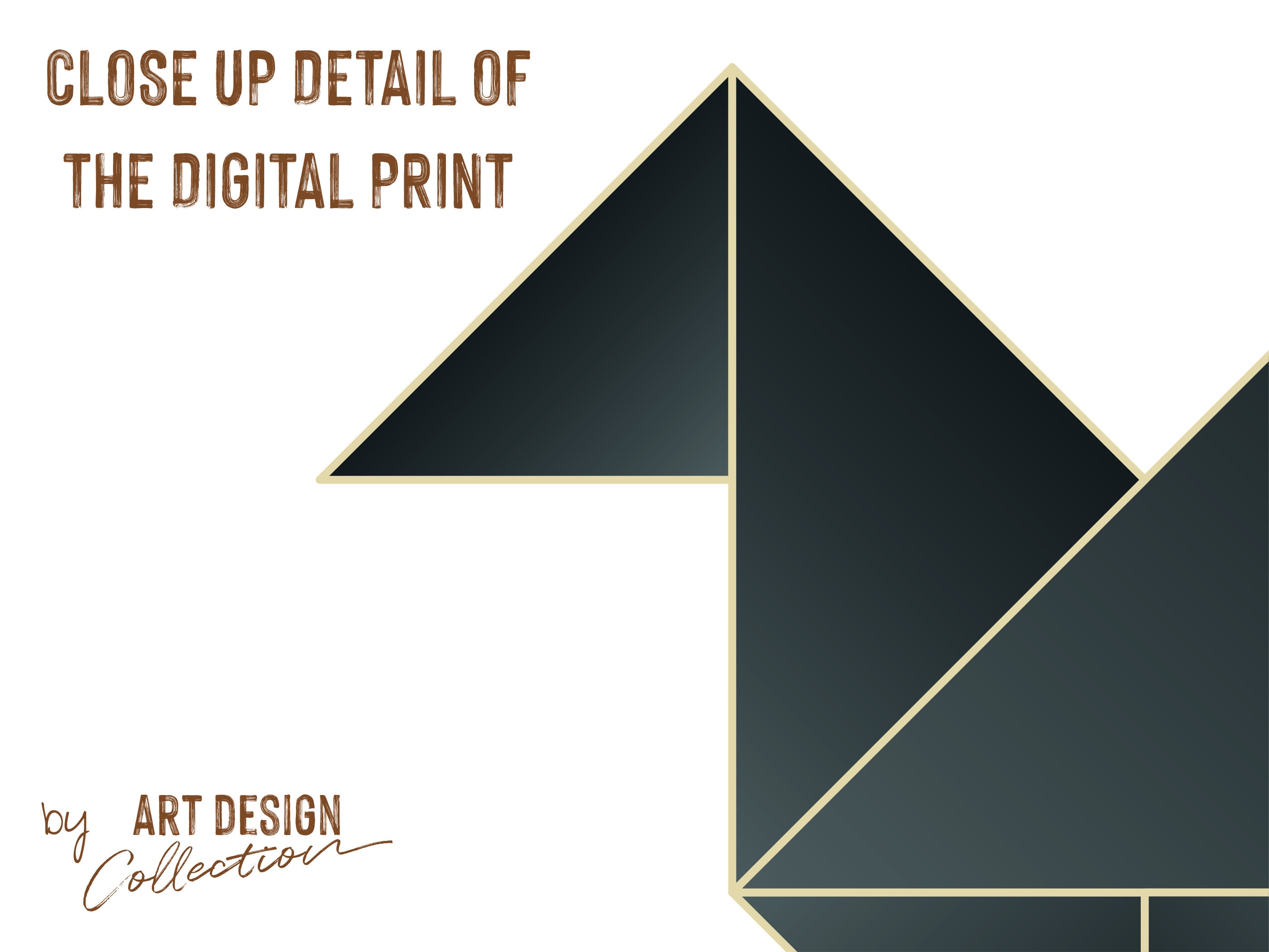 Bird Tangram Abstract Wall Art Printable Wall Art Decor | Etsy