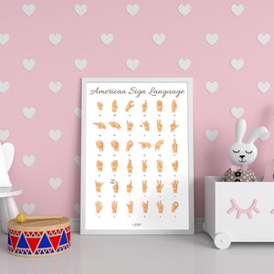 SIGN LANGUAGE • Montessori Poster • Montessori Educational ...
