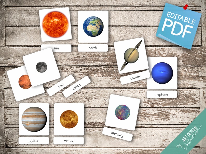 SOLAR SYSTEM MULTILINGUAL Edition 13 English French | Etsy