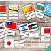 BUNDLE ASIA (flags, Maps) • 48 Montessori Cards • Flash Cards ...