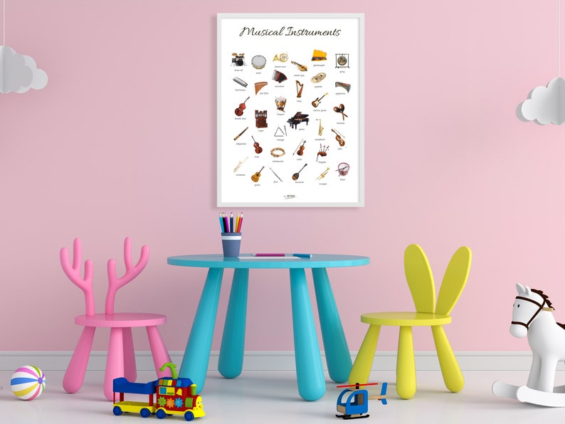 MUSICAL INSTRUMENTS POSTER • Montessori Poster • Montessori Educational ...