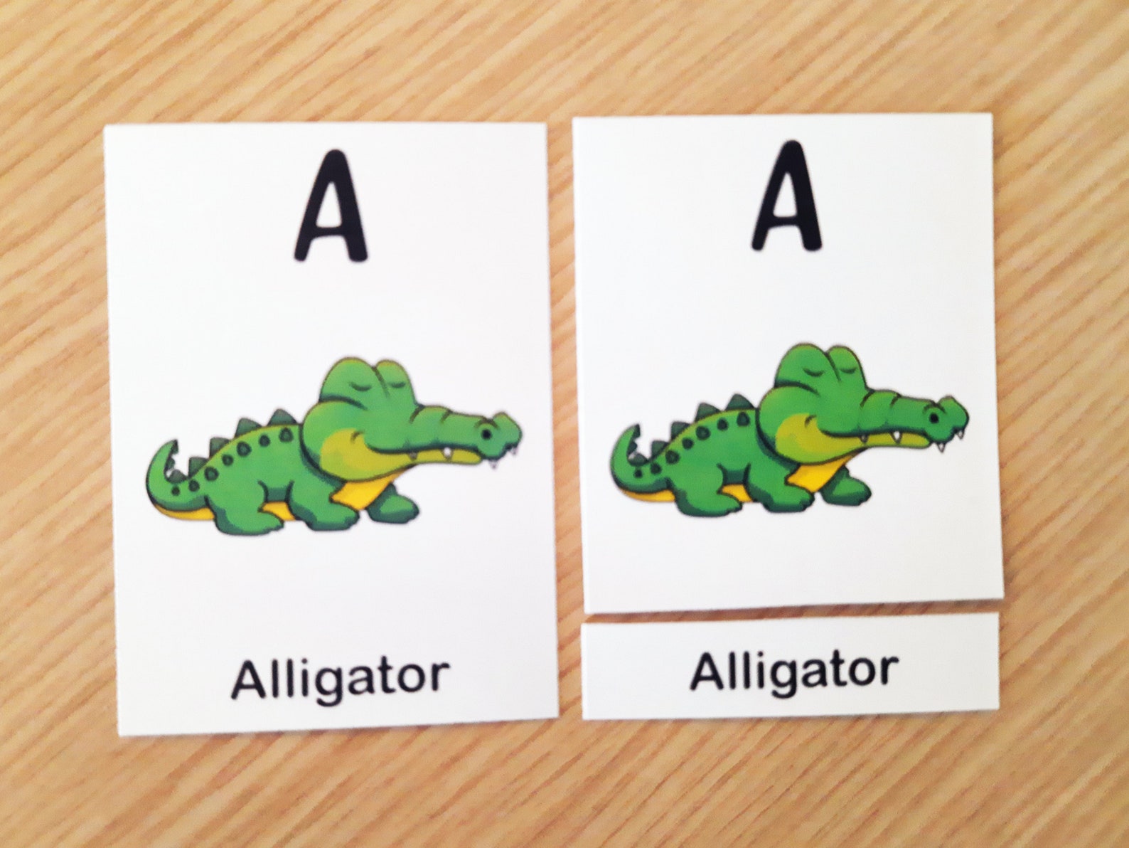 ANIMAL ALPHABET Flashcards 26 Montessori Cards Flash Cards - Etsy