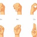 SIGN LANGUAGE Montessori Poster Montessori Educational - Etsy