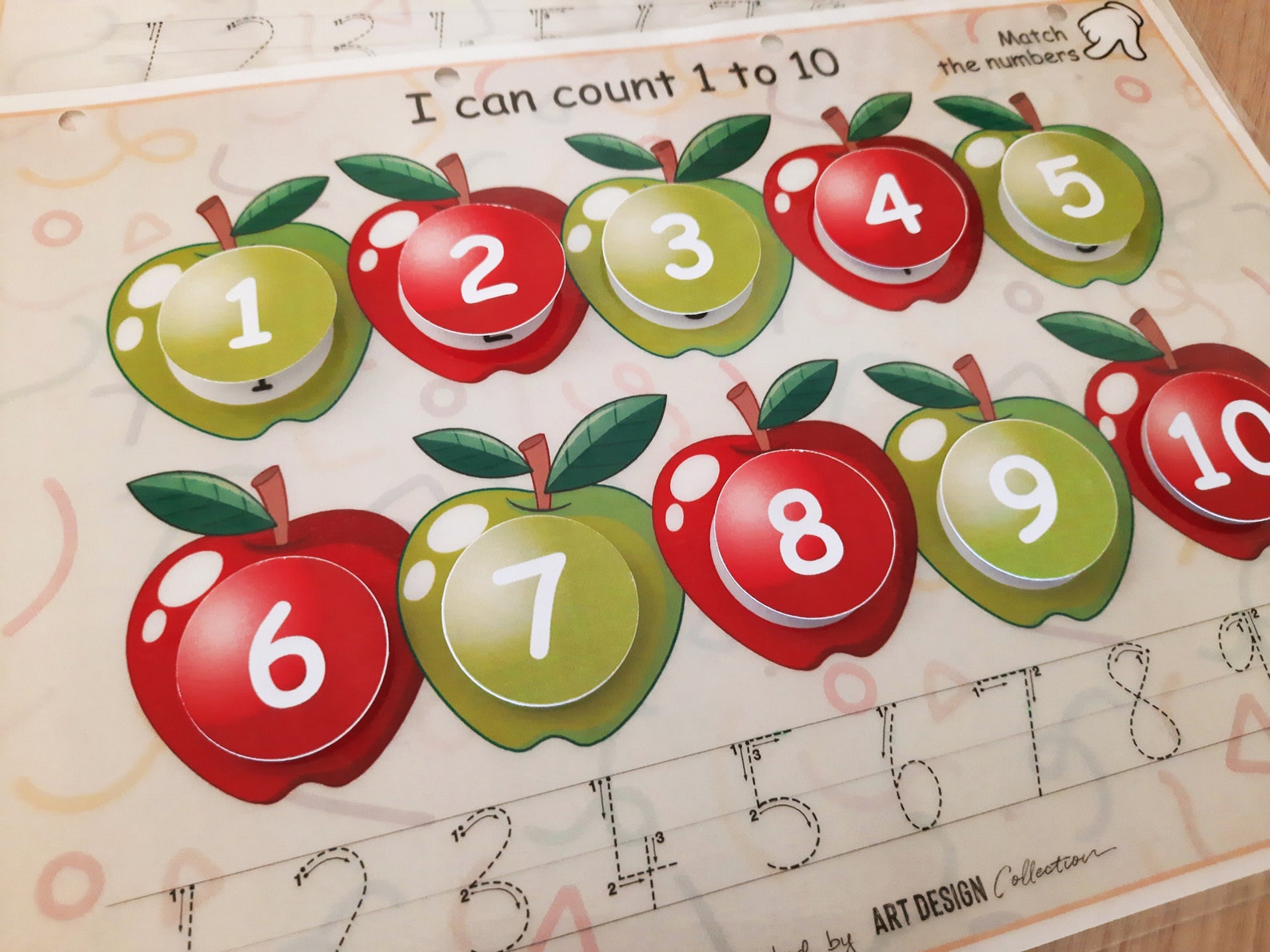 Count 1 to 10 Activity Busy Book Printable Preschool - Etsy