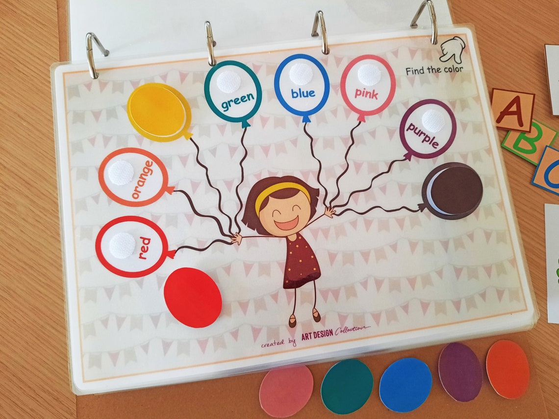 My First Busy Book Printable Preschool Activity Homeschool - Etsy Canada