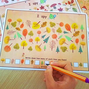 I SPY Activity Busy Book Printable Preschool Homeschool Resources ...