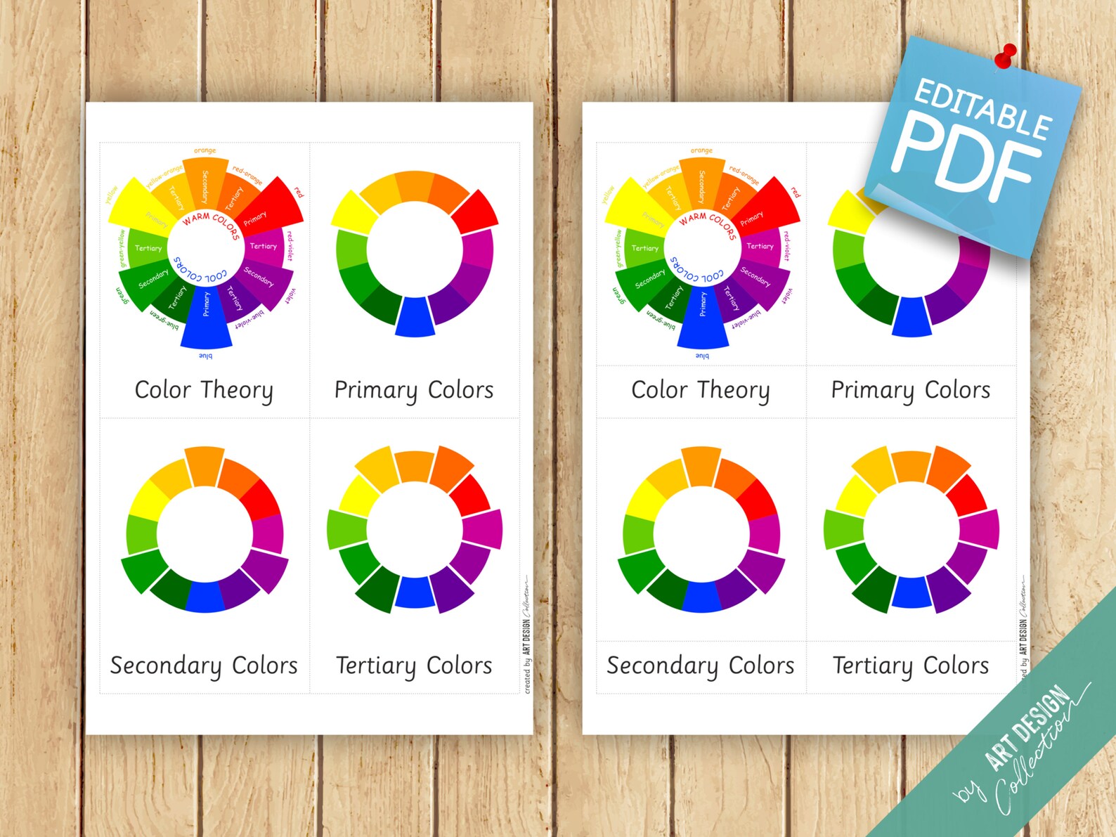 COLOR Theory Busy Book Printable Preschool Activity Homeschool | Etsy