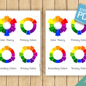 COLOR Theory Busy Book Printable Preschool Activity Homeschool ...