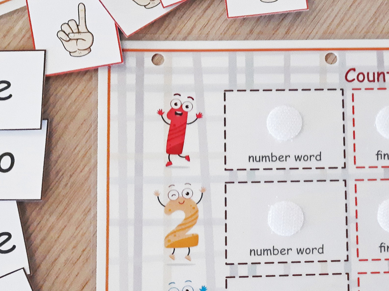 COUNT AND MATCH Busy Book Printable Preschool Activity - Etsy