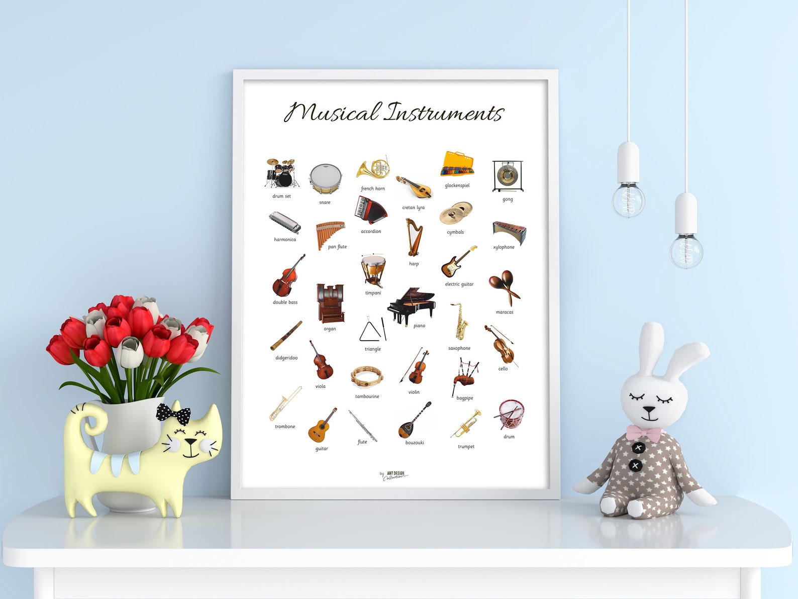 MUSICAL INSTRUMENTS POSTER • Montessori Poster • Montessori Educational ...