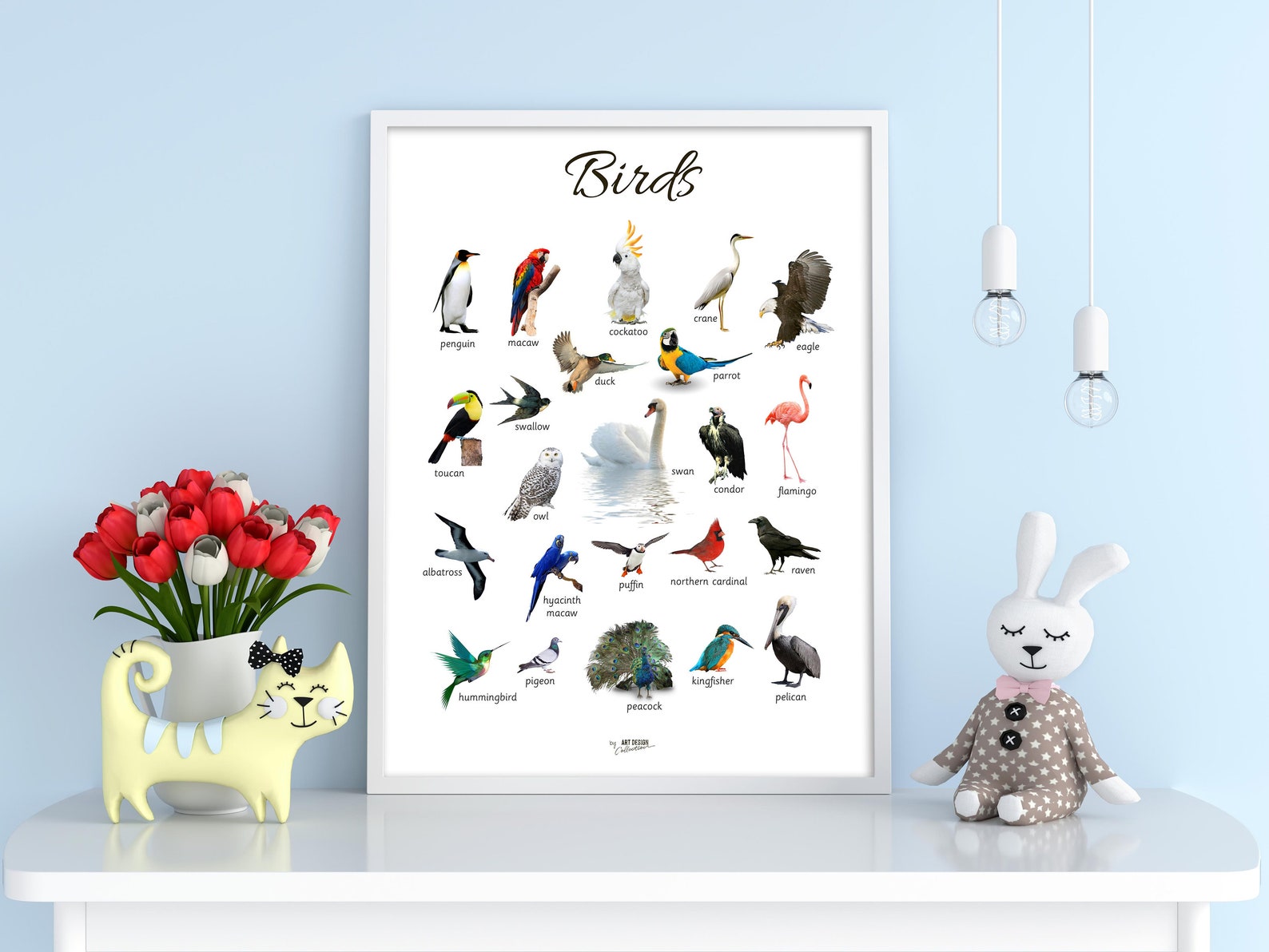 BIRDS POSTER Montessori Poster Montessori Educational - Etsy