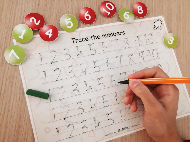 Count 1 to 10 Activity Busy Book Printable Preschool | Etsy