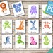 MATCHING ANIMAL ALPHABET 26 Montessori Cards Flash Cards Nomenclature ...