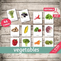 Alphabet Fruit and Veggie Flashcards,fruit Flashcards,vegetable ...