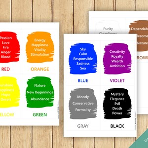 COLOR Theory Busy Book Printable Preschool Activity Homeschool ...