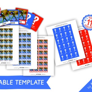 Make Your Own Cards • Custom Template Editable Insert Cards ...