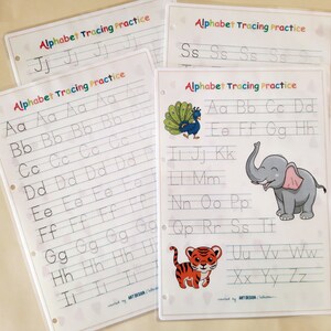 Alphabet Busy Book Printable Preschool Activity Homeschool Resources ...