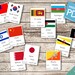 BUNDLE ASIA (flags, Maps) • 48 Montessori Cards • Flash Cards ...