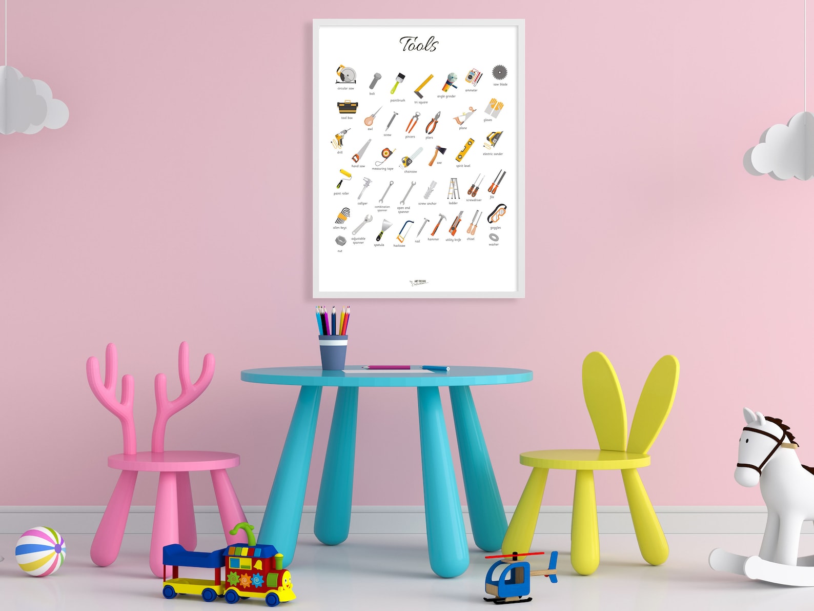 TOOLS POSTER Montessori Poster Montessori Educational - Etsy