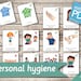 PERSONAL HYGIENE 18 Montessori Cards Flash Cards | Etsy