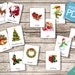 CHRISTMAS Vocabulary • 40 Editable Montessori Cards • Flash Cards ...
