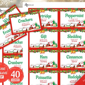 CHRISTMAS Danger Word Game • Christmas Game Holiday Christmas Party ...