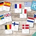 BUNDLE EUROPE flags Maps 114 Editable Montessori Cards - Etsy