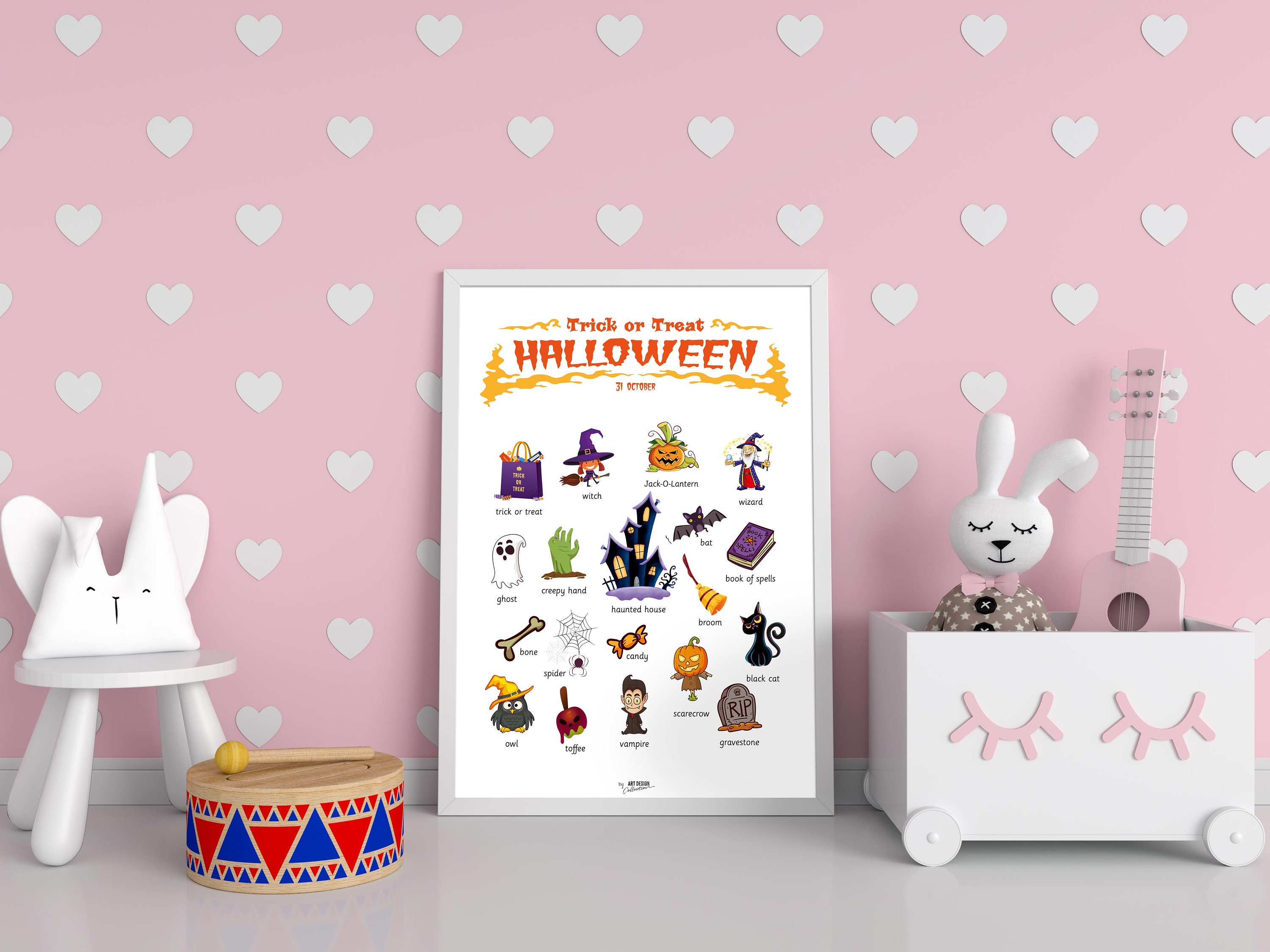 HALLOWEEN POSTER Montessori Poster Montessori Educational - Etsy