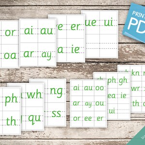 MOVABLE ALPHABET • Printable Montessori Cards • Alphabet Flash Cards ...