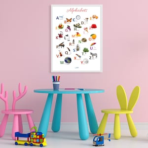 ALPHABETS POSTER • Montessori Poster • Montessori Educational ...