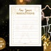 New Years Resolutions Game • Christmas Game Holiday Christmas Party ...