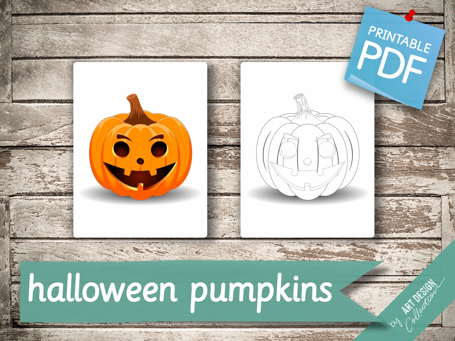 HALLOWEEN PUMPKINS • 48 Montessori Cards • Flash Cards Nomenclature ...