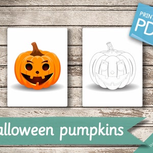 HALLOWEEN PUMPKINS • 48 Montessori Cards • Flash Cards Nomenclature ...
