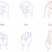 SIGN LANGUAGE COLORED Montessori Poster Montessori - Etsy