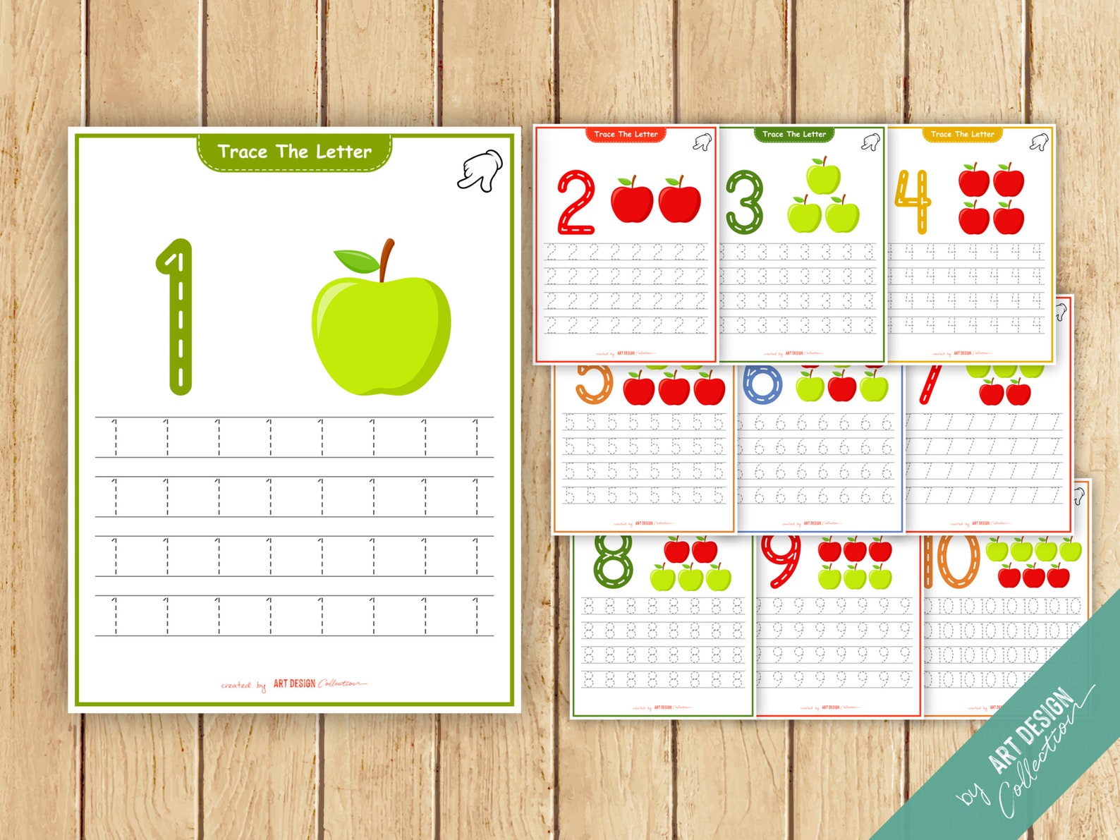 APPLE Busy Book Printable Preschool Activity Homeschool - Etsy