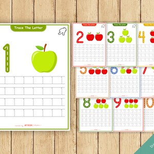 APPLE Busy Book Printable Preschool Activity Homeschool Resources ...