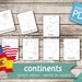 CONTINENTS of the WORLD SPANISH Edition 888 Spanish and - Etsy