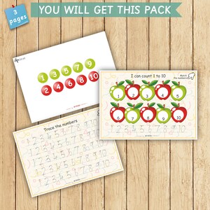 Count 1 to 10 Activity Busy Book Printable Preschool Homeschool ...