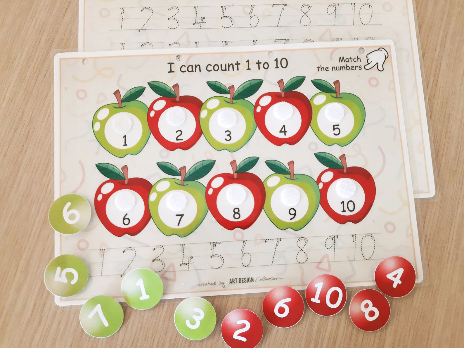 Count 1 to 10 Activity Busy Book Printable Preschool Homeschool ...