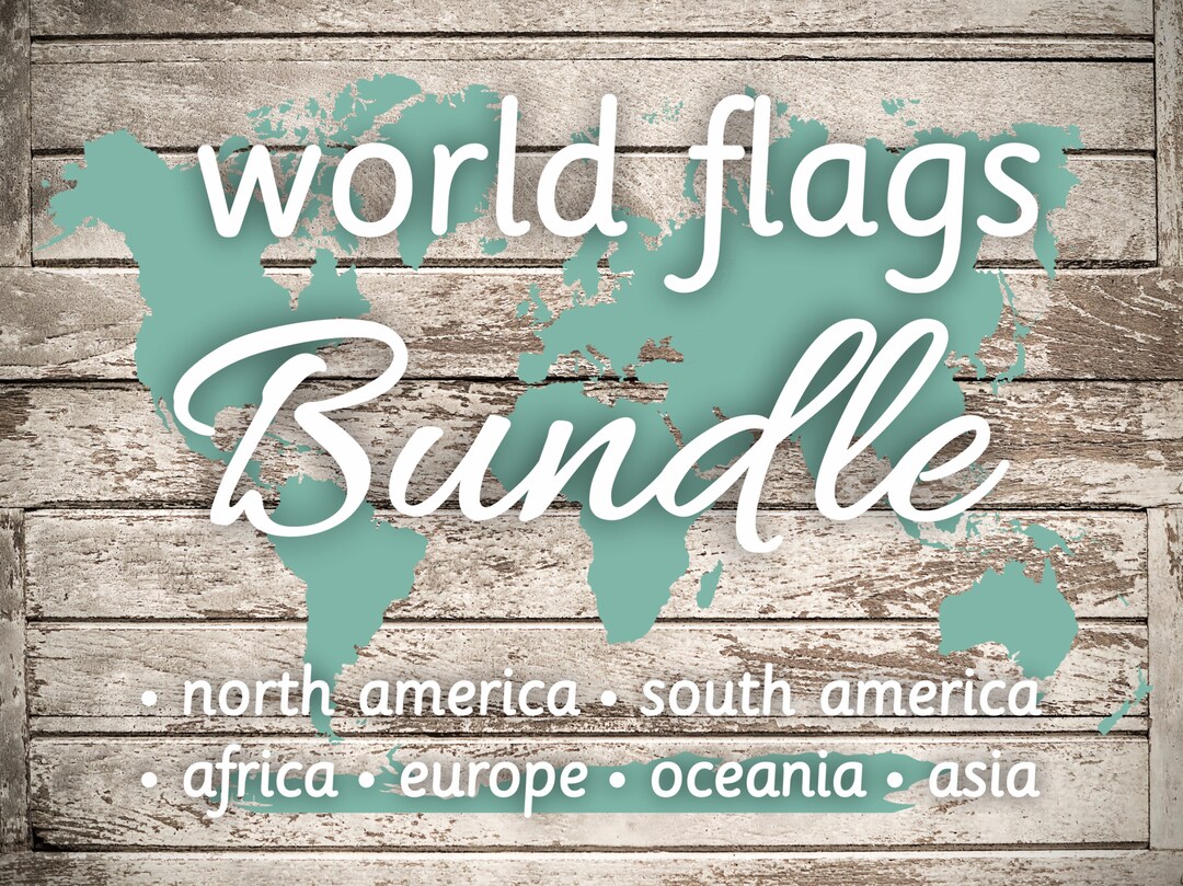 BUNDLE FLAGS of the WORLD • 246 Montessori Cards • Flash Cards ...