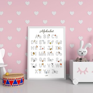 3 ALPHABET TRACING POSTERS • 3 Montessori Poster • Montessori ...