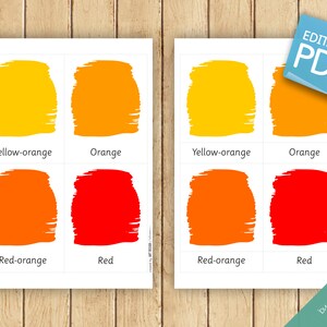 COLOR Theory Busy Book Printable Preschool Activity Homeschool ...