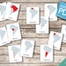 SOUTH AMERICA MAPS 18 Montessori Cards Flash Cards Nomenclature ...